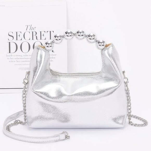 BB Boutique | Bags | Metallic Ccb Ball Handle Bag | Poshmark